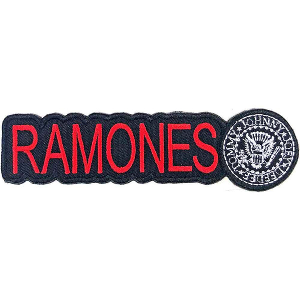 Ramones Patches - Iron On - Logo & Seal | Buy Now For 14.99 – Rocksax - Official Music Merchandise